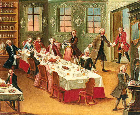 An 18th Century Formal Dinner | Sandra Wagner-Wright